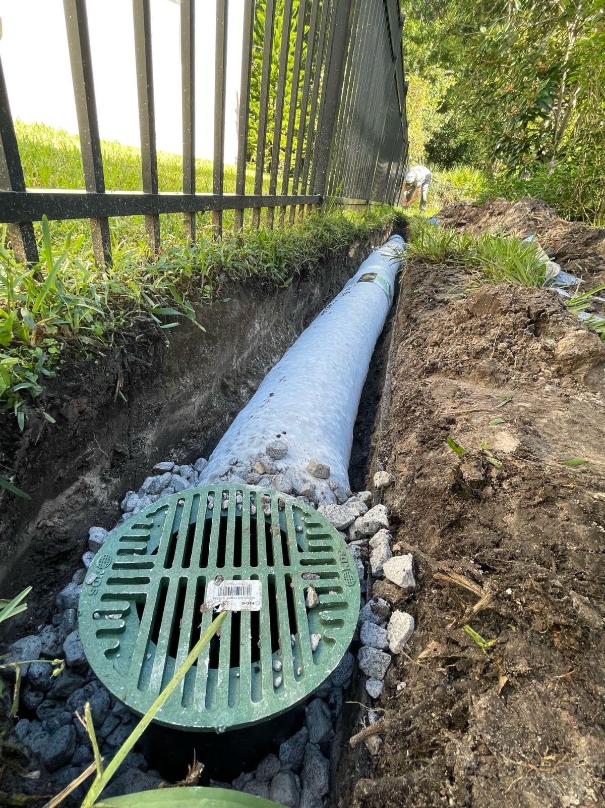 French Drain Installation - Precision Drainage Solutions Ltd